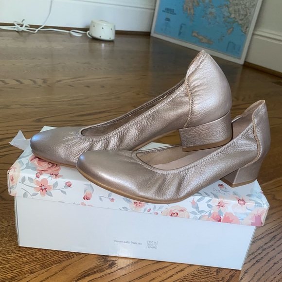 Sabrinas | Shoes | Ballet Flats With Heel Nwt | Poshmark